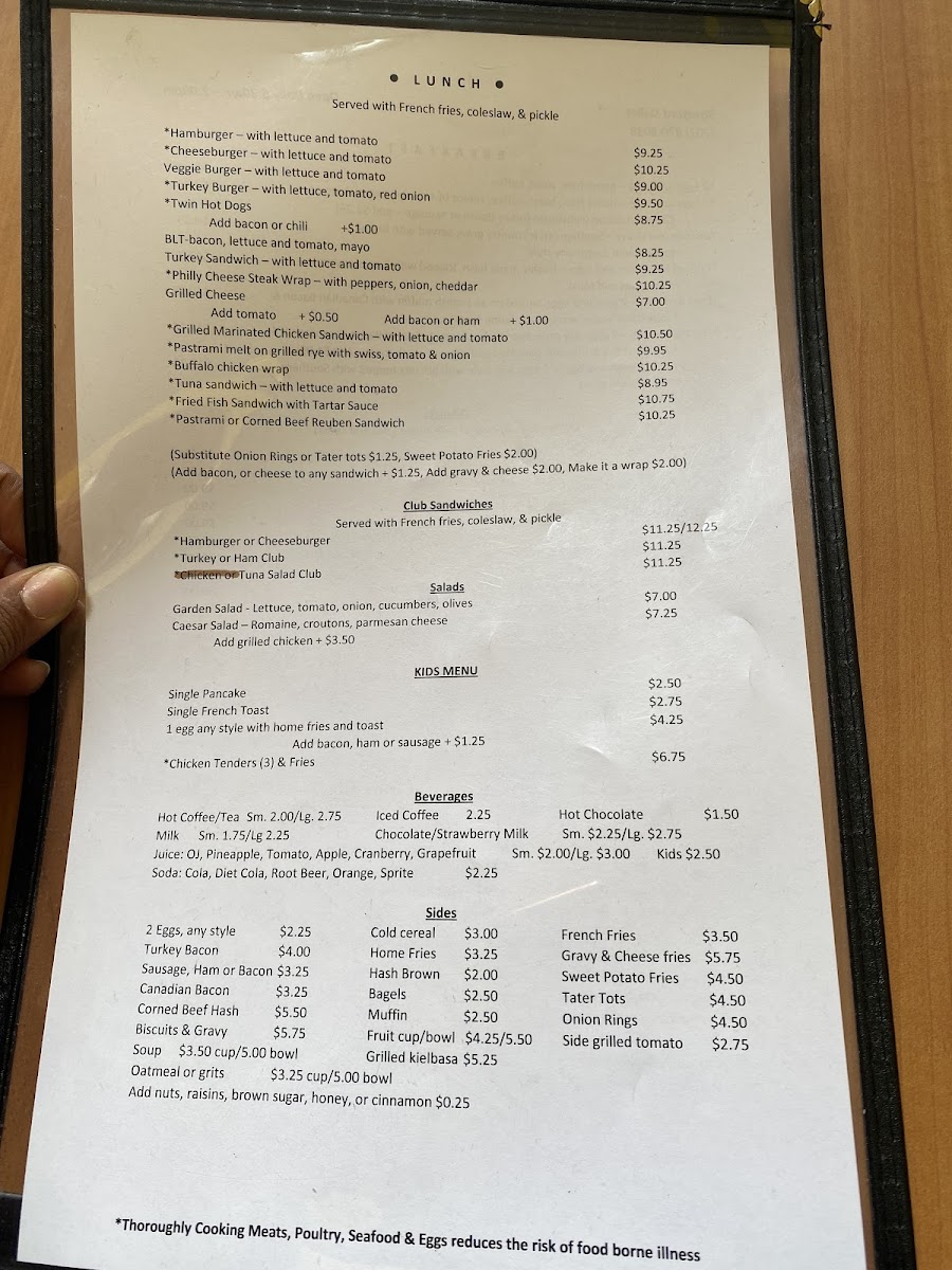 Stratford Skillet Menu (Latest updated menu)