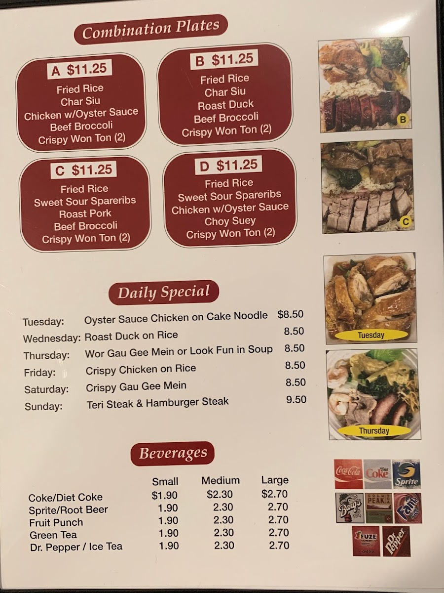 Lagoon Chinese Restaurant Menu (Latest updated menu)