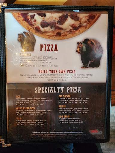 Black Bear Bar & Grill Menu (Latest updated menu)