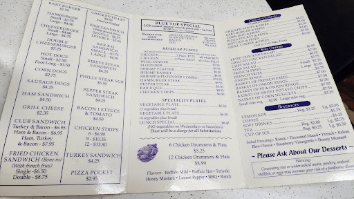 Blue Top Grill Menu (Latest updated menu)
