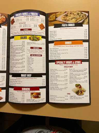 Costello's Famous Roast Beef and Seafood Menu (Latest updated menu)