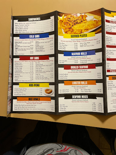 Costello's Famous Roast Beef and Seafood Menu (Latest updated menu)