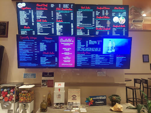 Costello's Famous Roast Beef and Seafood Menu (Latest updated menu)