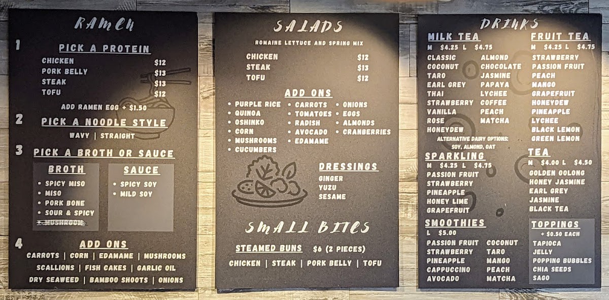 Crave Menu (Latest updated menu)