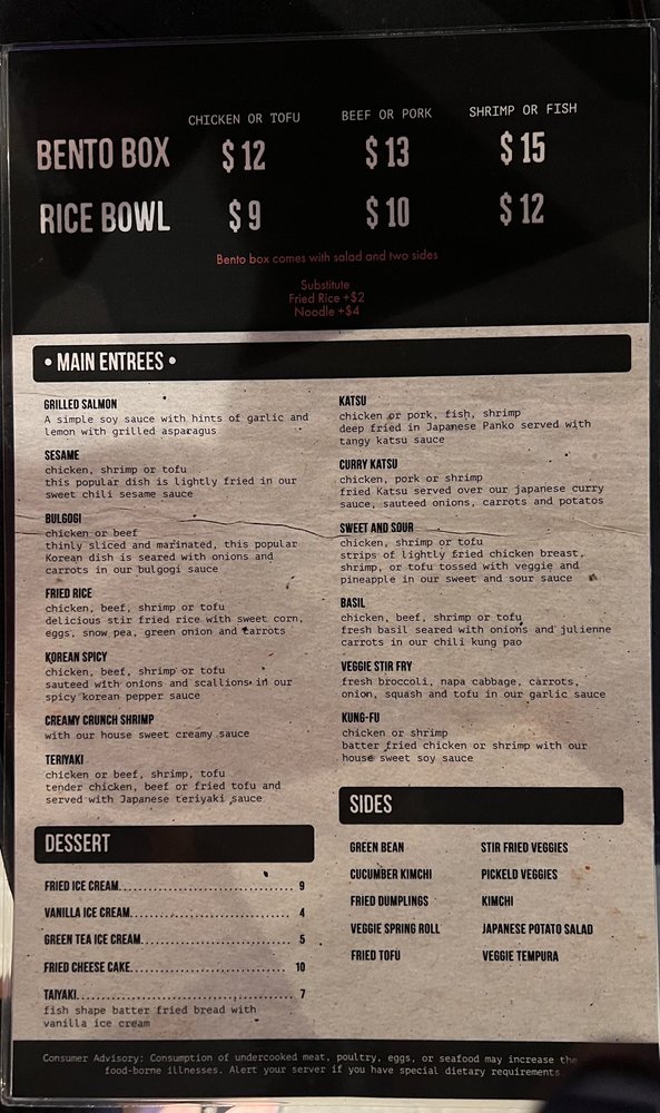 Domo Cafe Menu (Latest updated menu)