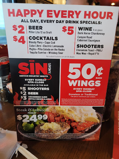 TGI Fridays Menu (Latest updated menu)