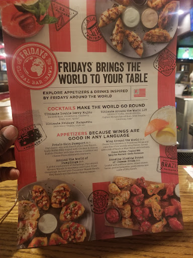TGI Fridays Menu (Latest updated menu)